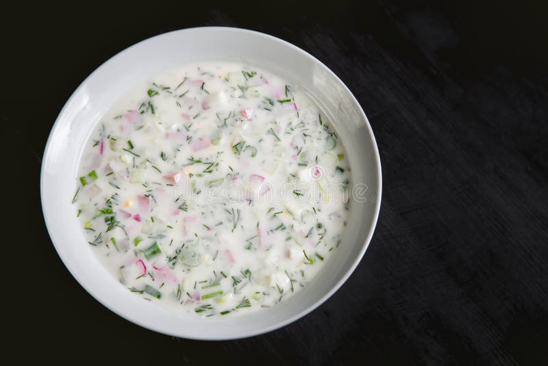 Hash on the Plate, Vegetables Drenched Yogurt, Food Stock Photo - Image ...