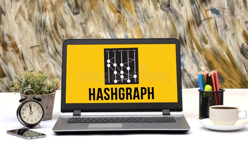 Hashgraph a New Cryptocurrency To Be Launched Soon Stock Image - Image ...