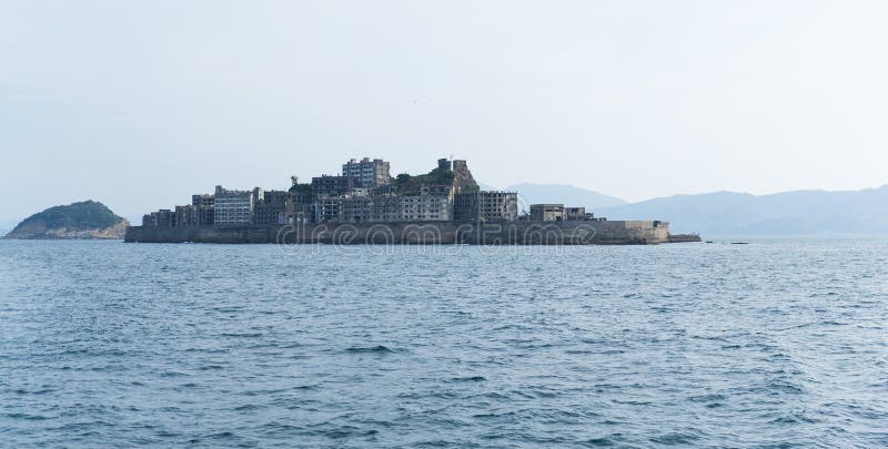 Hashima Island in Nagasaki stock image. Image of asia - 86064767