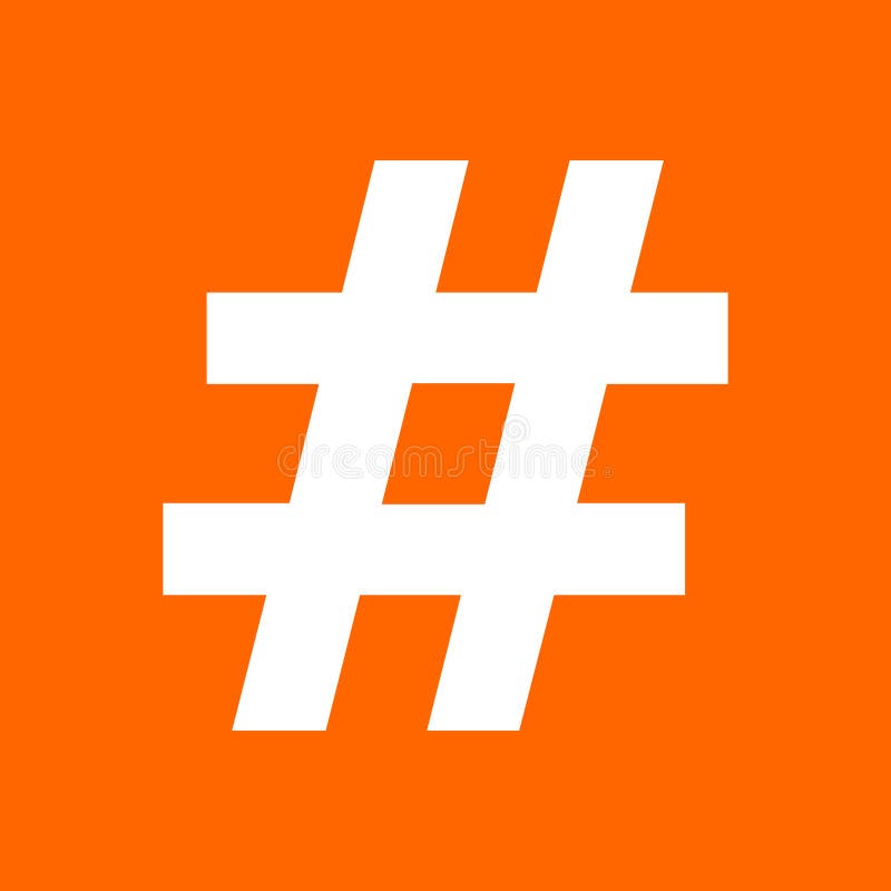 Hashtag and Background As Vector Illustration Stock Vector ...