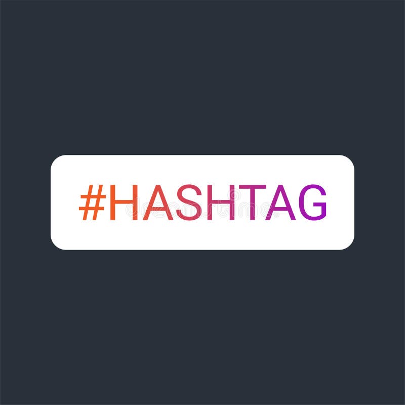 Hashtag color vector icons stock vector. Illustration of talk - 246856108