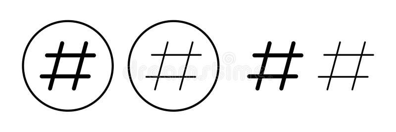 Hashtag Simbols Stock Illustrations – 54 Hashtag Simbols Stock ...
