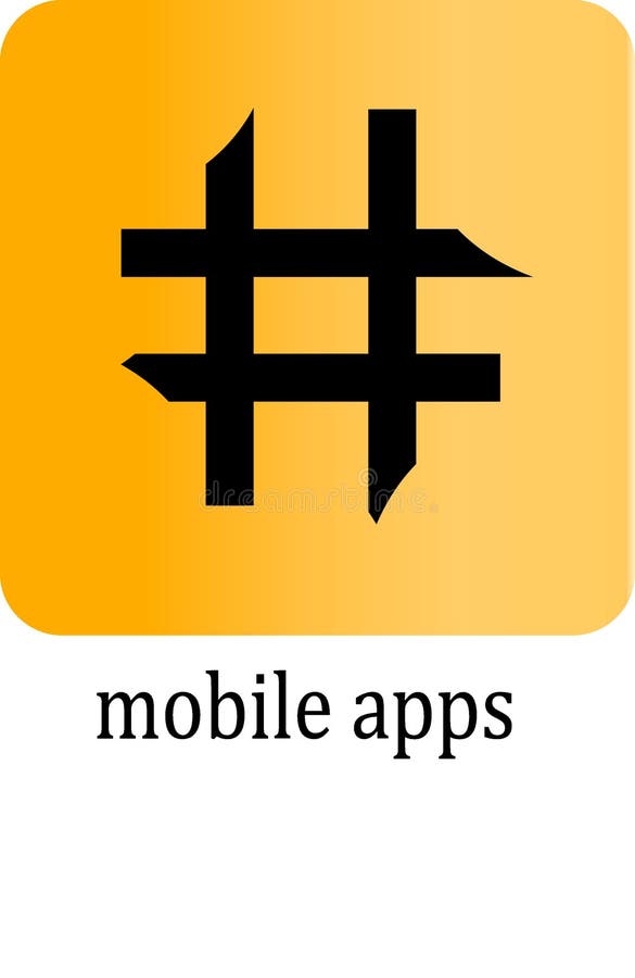 Hashtag logo design stock vector. Illustration of advertising - 246507838