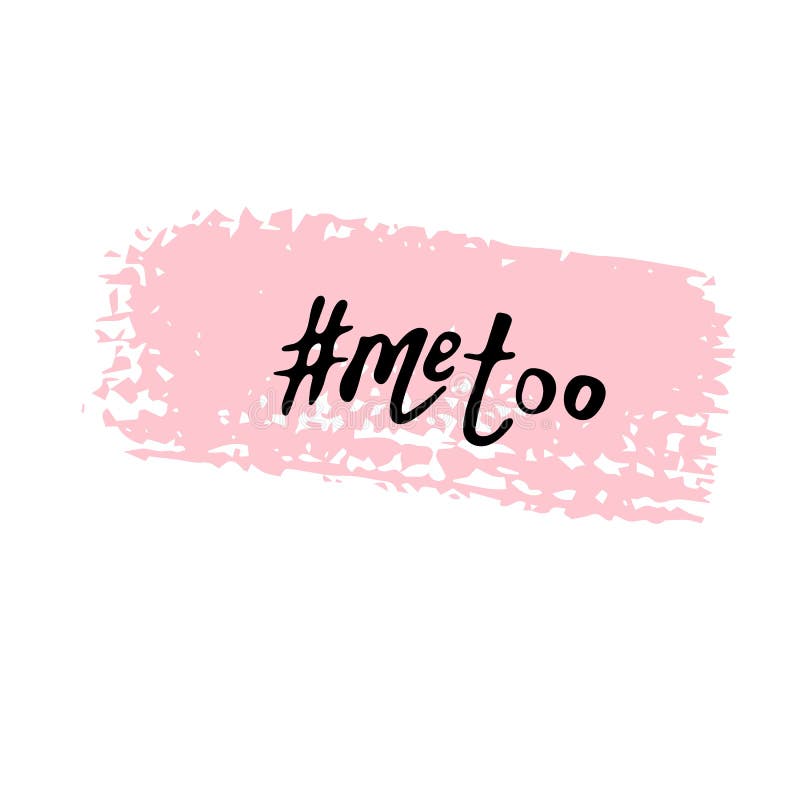 Hashtag Me Too. Vector Illustration. Stock Vector - Illustration of ...