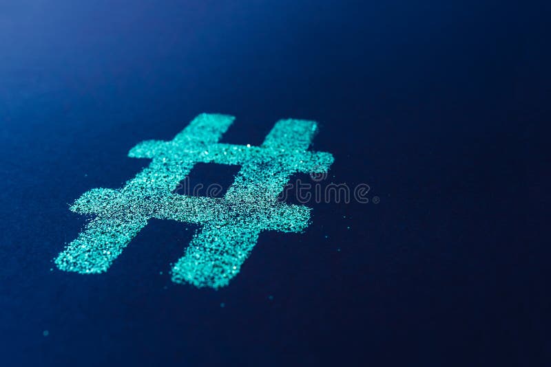 Hashtag Sign. Silver Hashtag Symbol Stock Illustration - Illustration ...