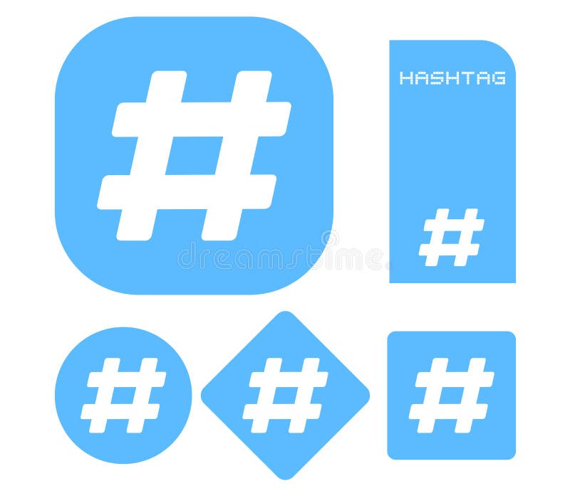 3d Hashtag Symbol. Glowing Glossy Metallic Font with Orange Lights ...