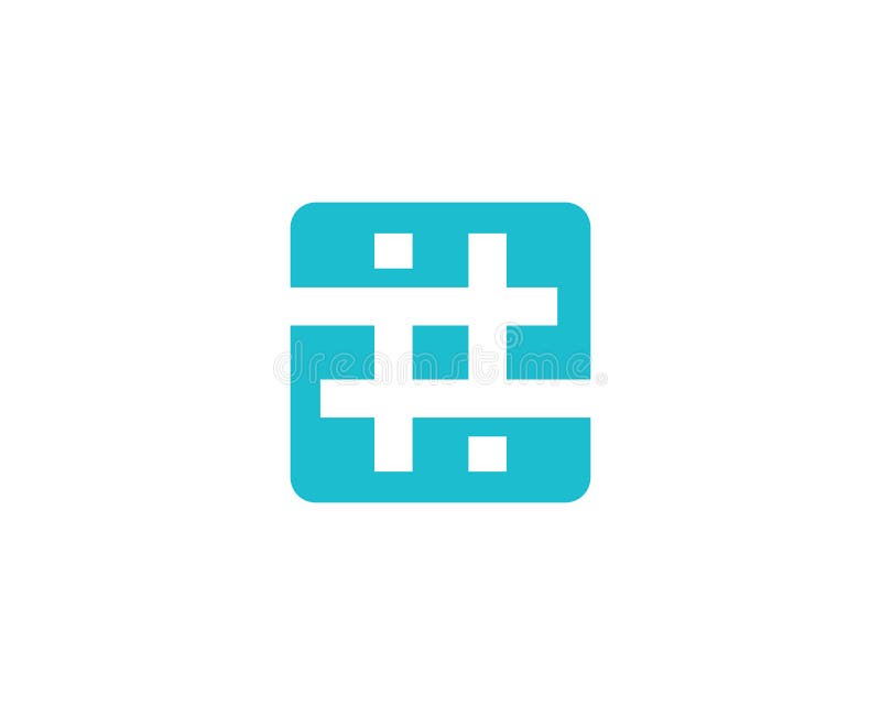 Hashtag Symbol Logo Icon Design Template Elements Stock Vector ...