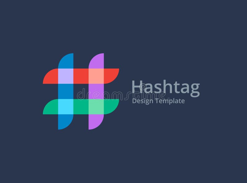 3d Hashtag Symbol. Glowing Glossy Metallic Font with Orange Lights ...