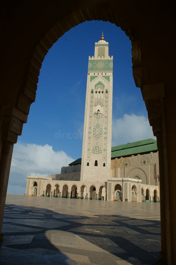 Mosque of Hassan II in Casablanca Stock Photo - Image of africa, square ...