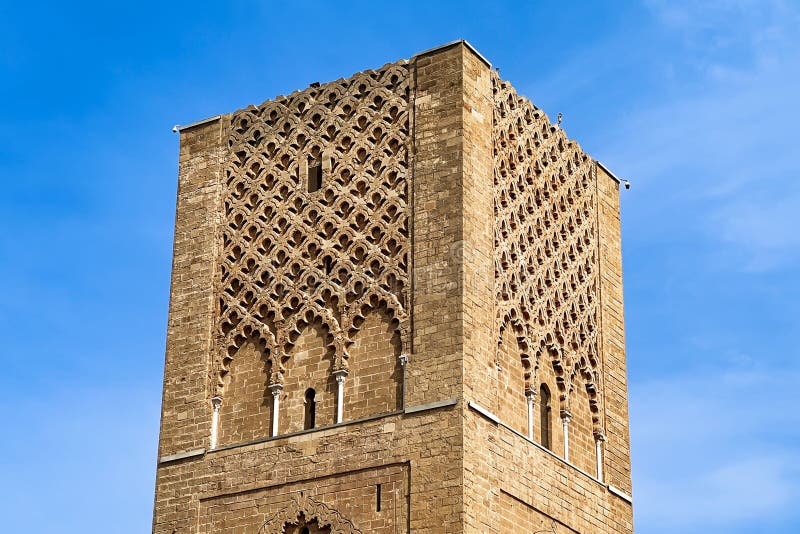 The Hassan Tower and the Columns in Rabat Stock Image - Image of ...