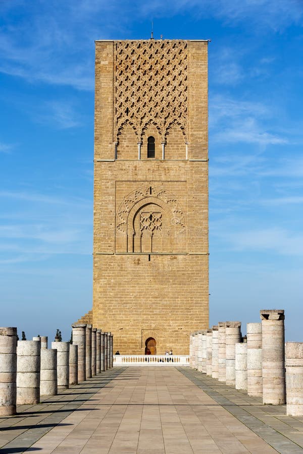Hassan Turm in Rabat Morocco Redaktionelles Stockbild - Bild von ...