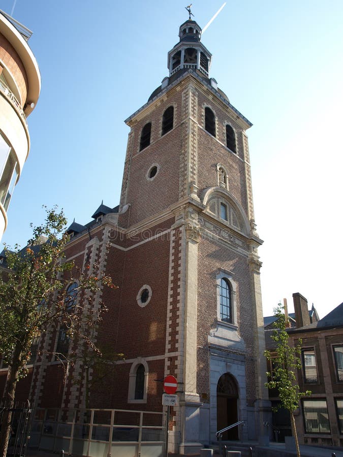 St. Quentin S Cathedral, Hasselt Stock Photo - Image of landmark ...