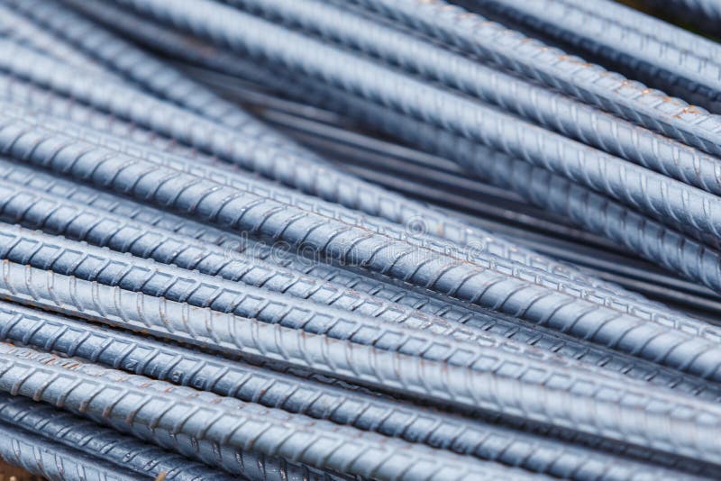Haste De Aço Para O Trabalho Da Construção Foto de Stock - Imagem de ...