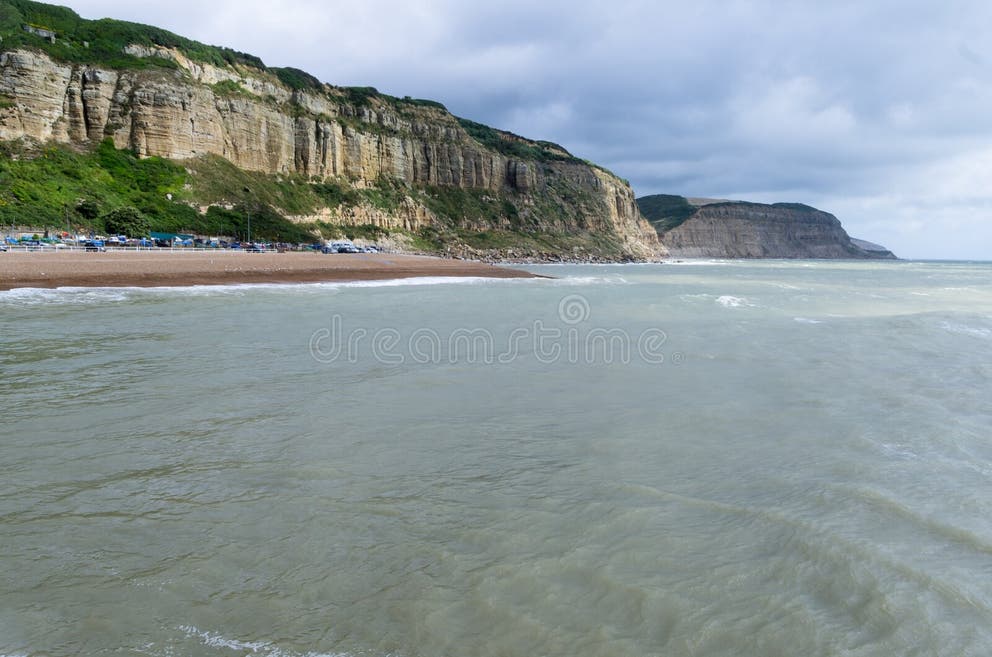 Hastings stock image. Image of limestone, cliff, outdoor - 36634109