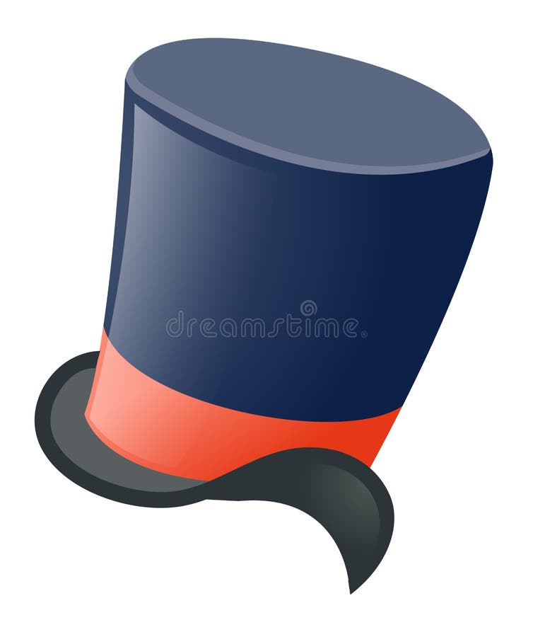 Top hat icon stock vector. Illustration of icon, fashion - 5505512