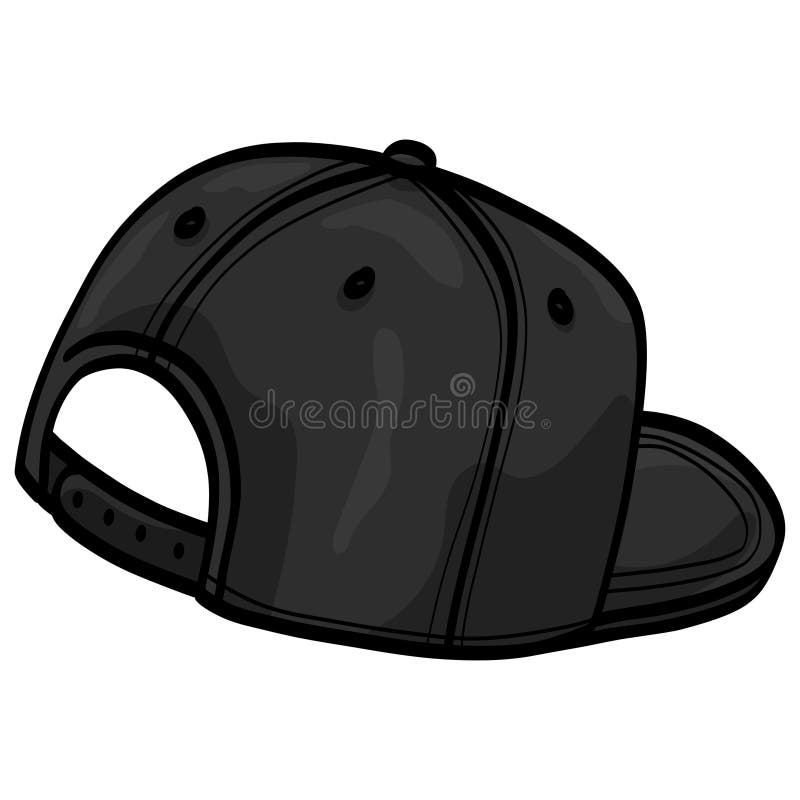 Hat Backward Cap Snapback Illustration Vector Stock Vector ...
