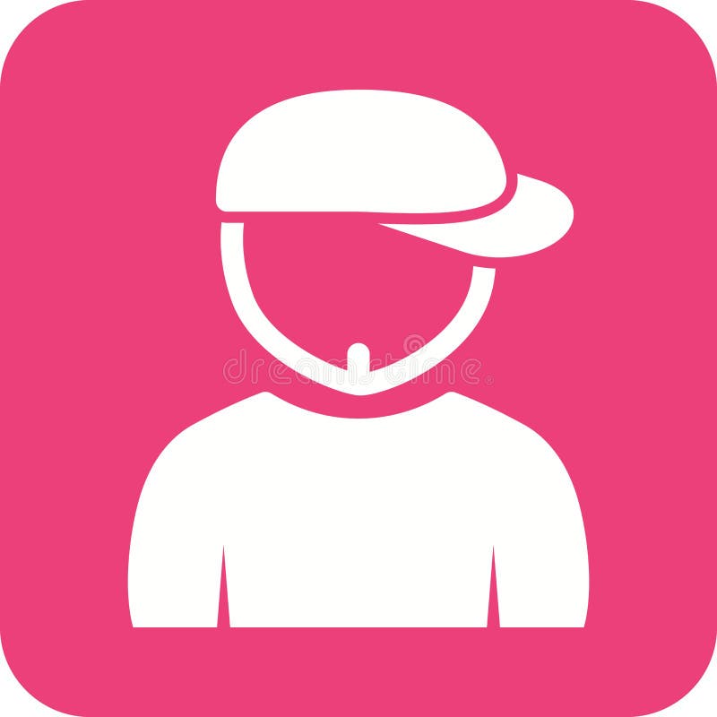 Man in Chin Strap stock vector. Illustration of small - 100167936