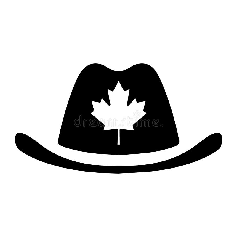 Hat with Canadian Flag Vector Icons Stock Vector - Illustration of ...