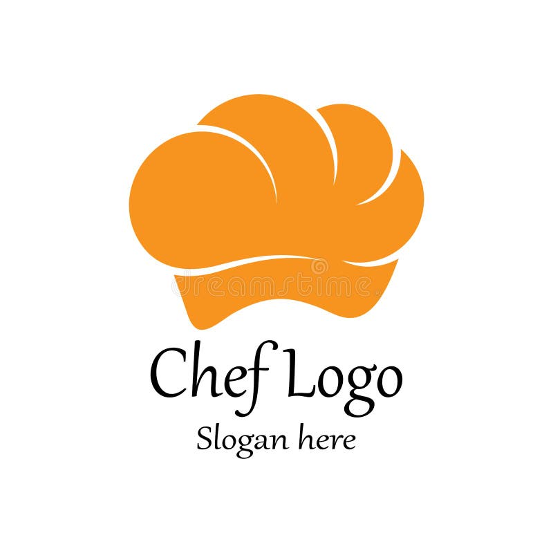 Hat Chef Logo Template Vector Illustration Stock Vector - Illustration ...