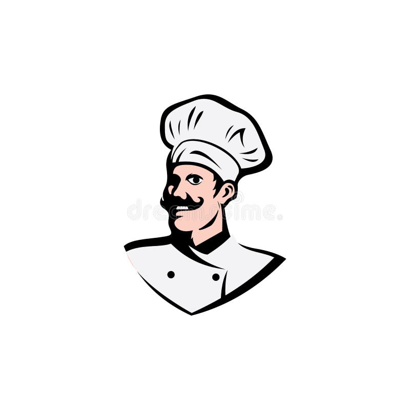 Hat chef logo template stock vector. Illustration of cook - 259849542