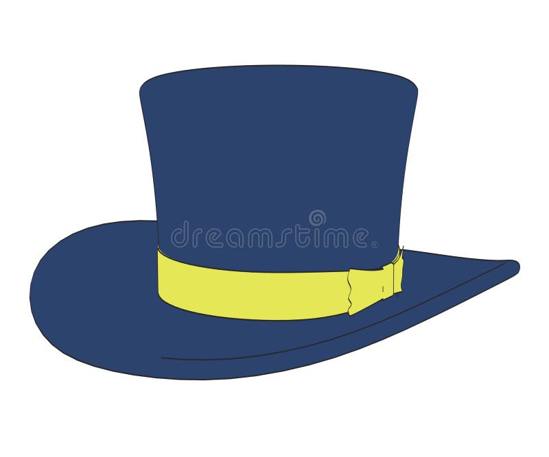 Hat stock illustration. Illustration of toon, cloche - 69838492