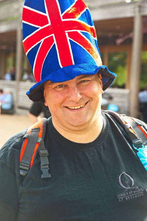 Hat Decorated with Union Jack Editorial Stock Photo - Image of ...