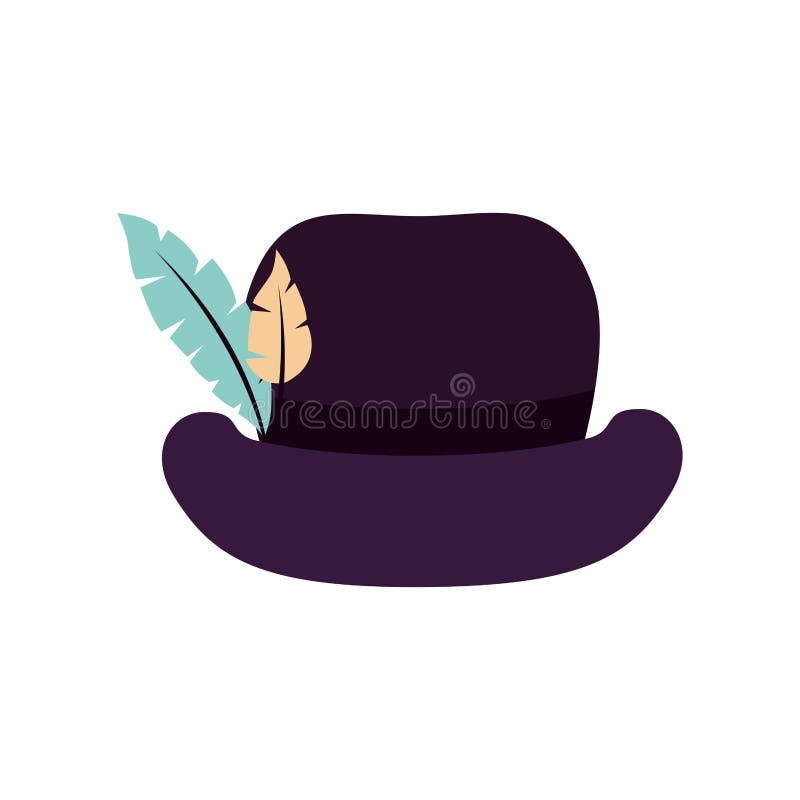 Feathers Hat Icon, Cartoon Style Stock Vector - Illustration of jewelry ...
