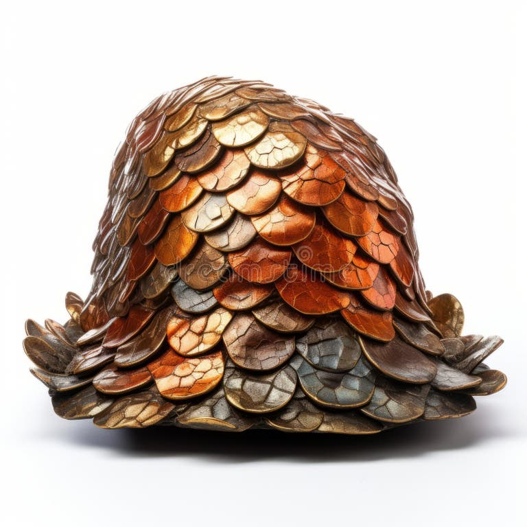 Coin Hat: a Unique Avian-themed Creation with Copper Lining Stock ...
