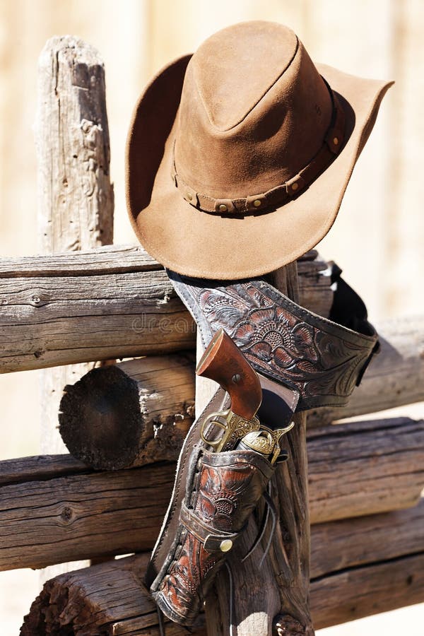 Hat and gun stock photo. Image of cover, west, munition - 27224364