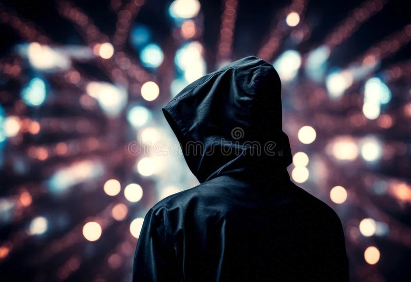 Hat Hacker Hooded Concept Cybersecurity Black Darknet Technology ...