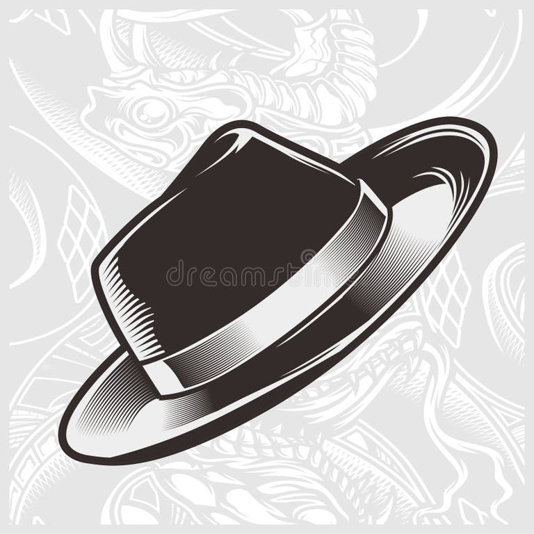 Hat Hand Drawing Vector Detailed and Isolated Stock Vector ...