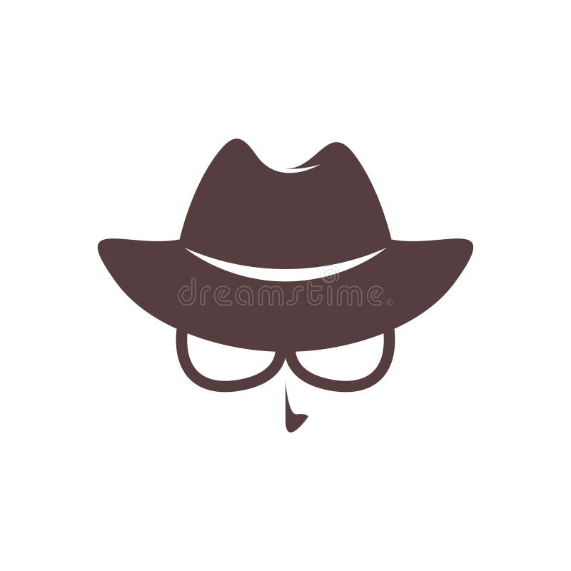 Hat icon logo design stock vector. Illustration of costume - 359398094