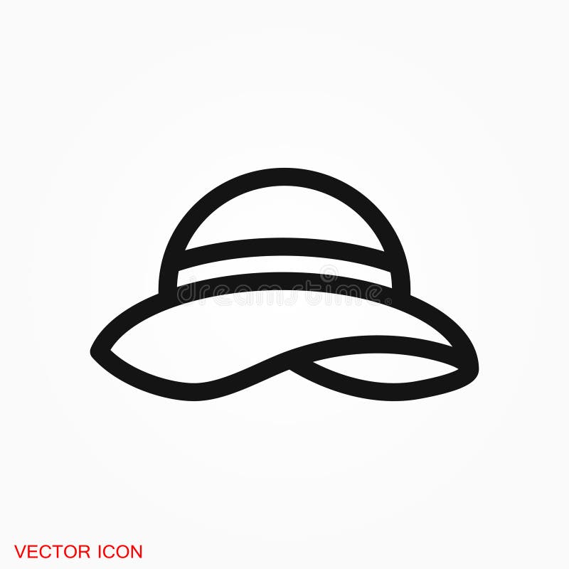 Hat Icon Logo, Illustration, Vector Sign Symbol for Design Stock ...