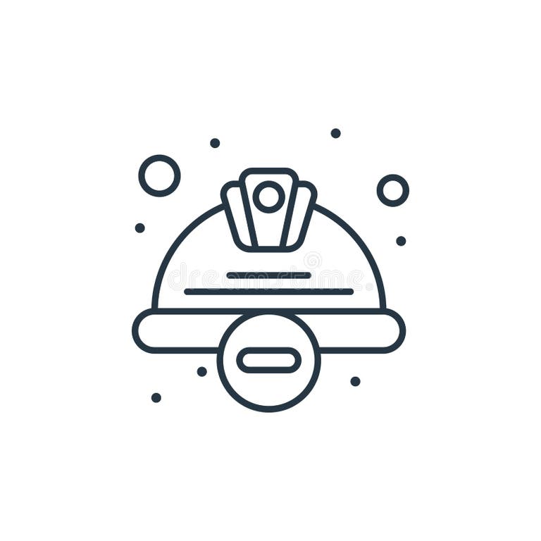 Hat Icon Vector from Labour Day Concept. Thin Line Illustration of Hat ...