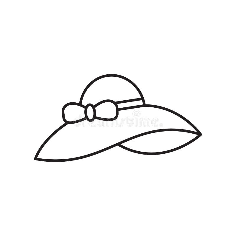 Hat line icon stock illustration. Illustration of country - 262511640