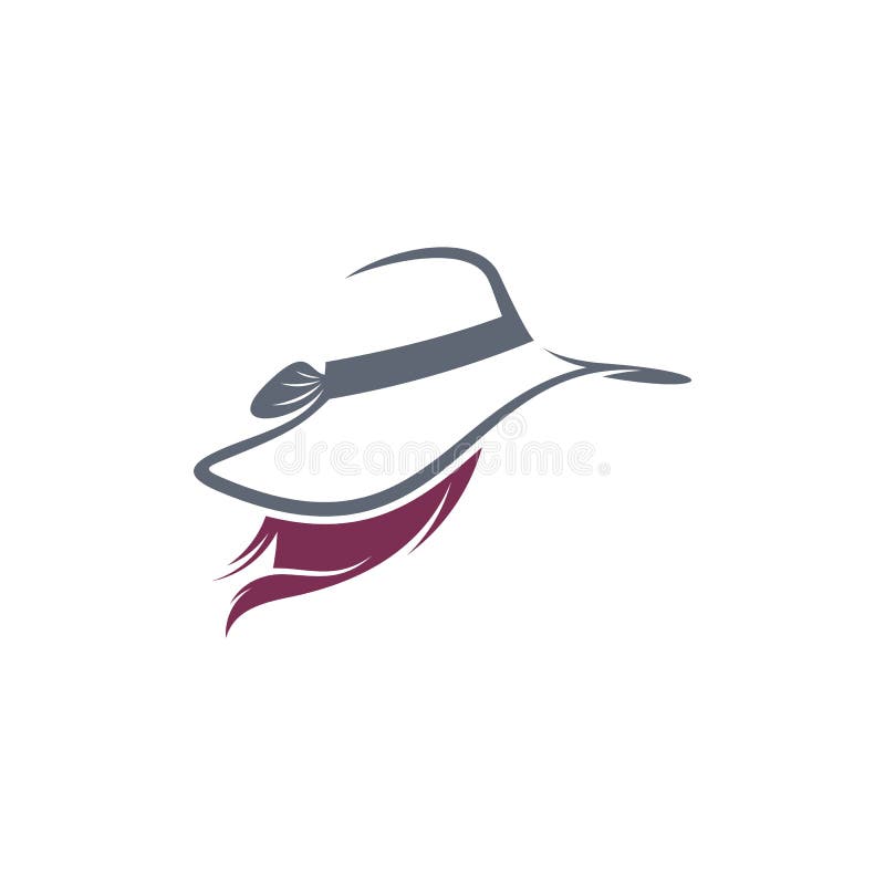 Hat Logo Design Vector Illustration, Creative Hat Logo Design Concept ...