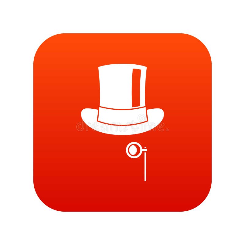 Monocle Icon, Cartoon Style Stock Illustration - Illustration of sign ...