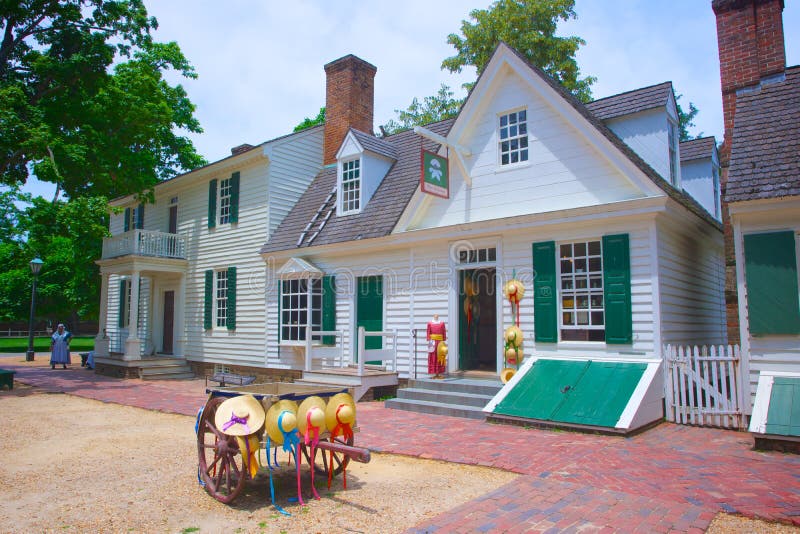 Colonial American Home stock image. Image of historical - 26072439