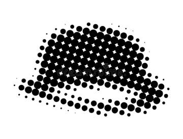 Black Dotted Hat Stock Illustrations – 387 Black Dotted Hat Stock ...