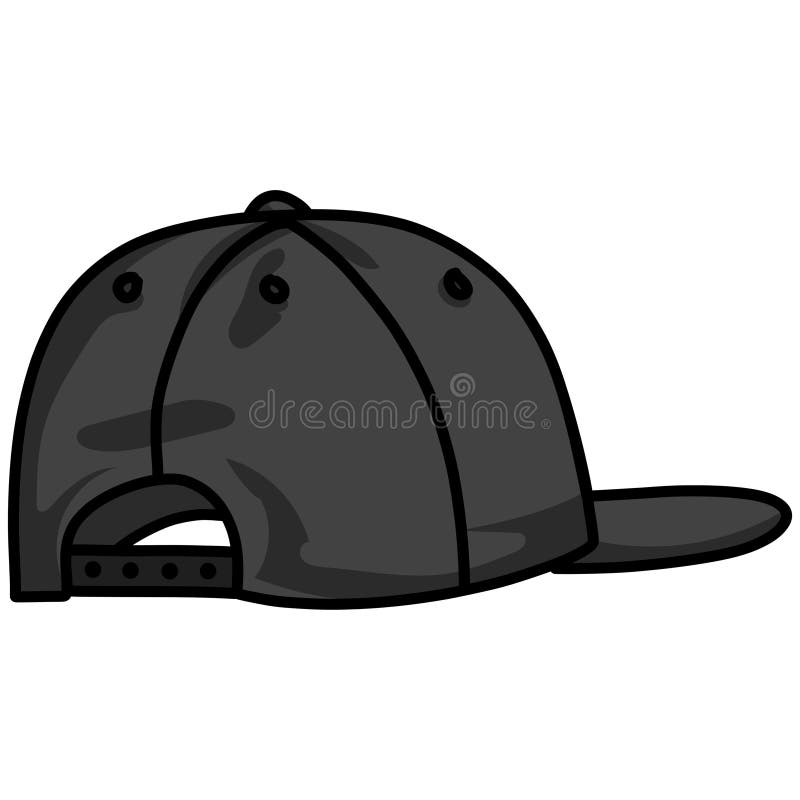 Hat Snapback Cap Backward Illustration Vector Stock Vector ...