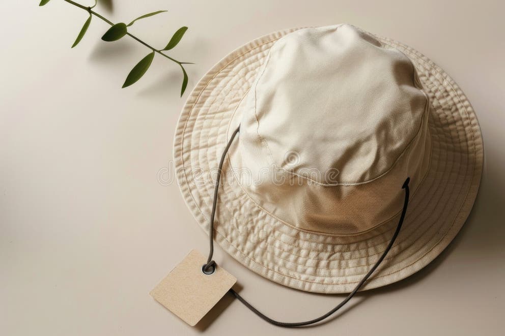 A Hat with a Tag Attached, Useful for Identifying or Branding Stock ...