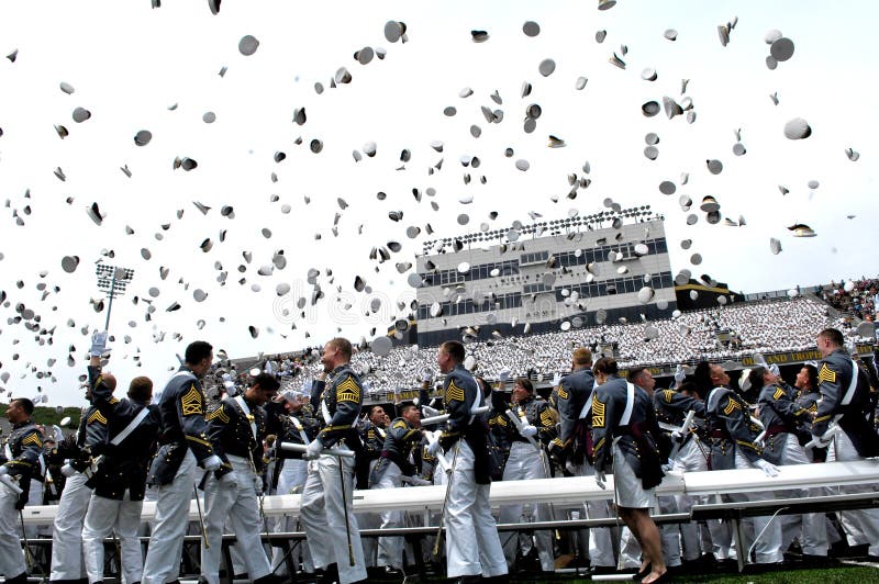 Graduation Hat Toss stock image. Image of happy, high - 3480801