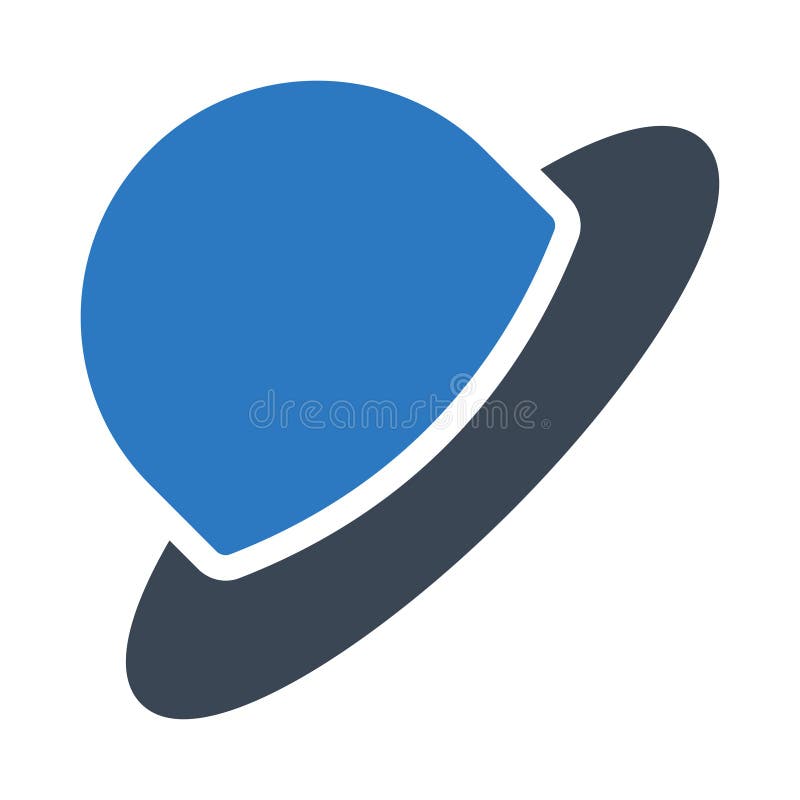Hat Vector Glyph Color Icon Stock Vector - Illustration of desktop ...