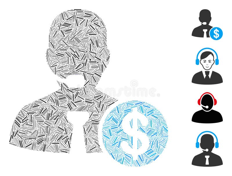 Hatch Bank Call Center Icon Vector Mosaic Stock Illustration ...
