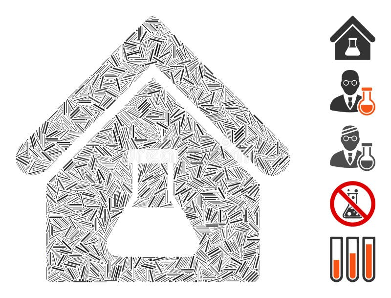 Hatch Collage Chemical Labs Building Icon Stock Illustration ...