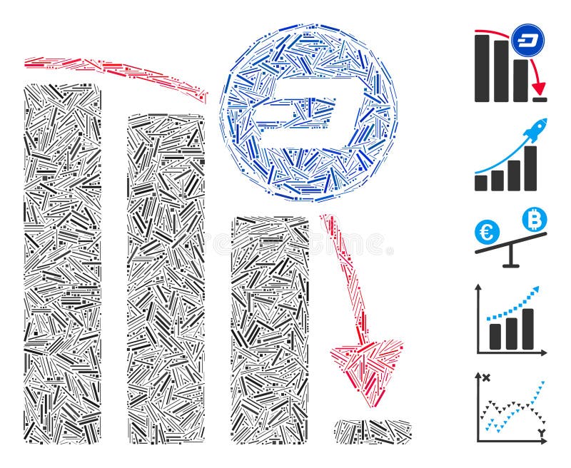 Hatch Collage Dashcoin Epic Fail Chart Icon Stock Illustration ...