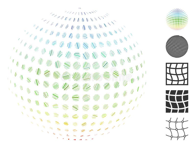 Dotted Sphere Surface Abstraction Mosaic Icon of Unequal Pieces Stock ... Dotted Sphere Surface Abstraction Mosaic Icon of Unequal Pieces Stock ...