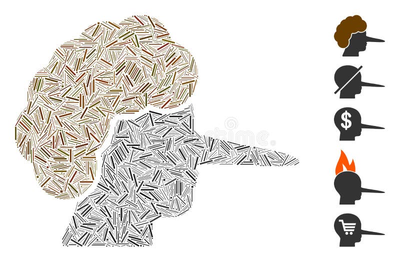 Hatch Collage Liar stock illustration. Illustration of abstraction ...