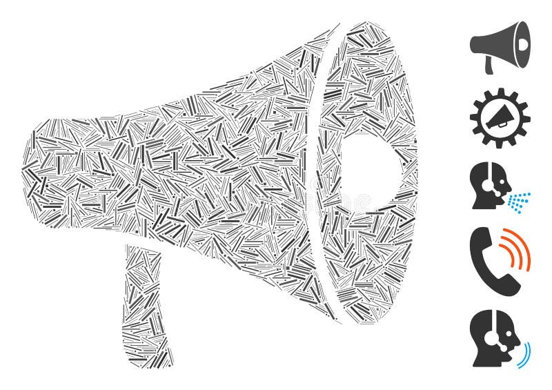 Collage Megaphone Stock Illustrations – 1,152 Collage Megaphone Stock ...