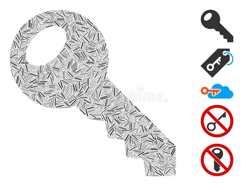Hatch Collage Room Key Icon Stock Illustration - Illustration of line ...